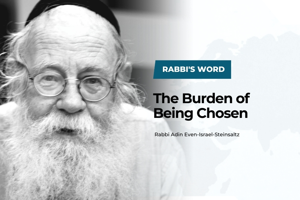 Rabbi’s Word: The Burden of Being Chosen – Euro-Asian Jewish Congress